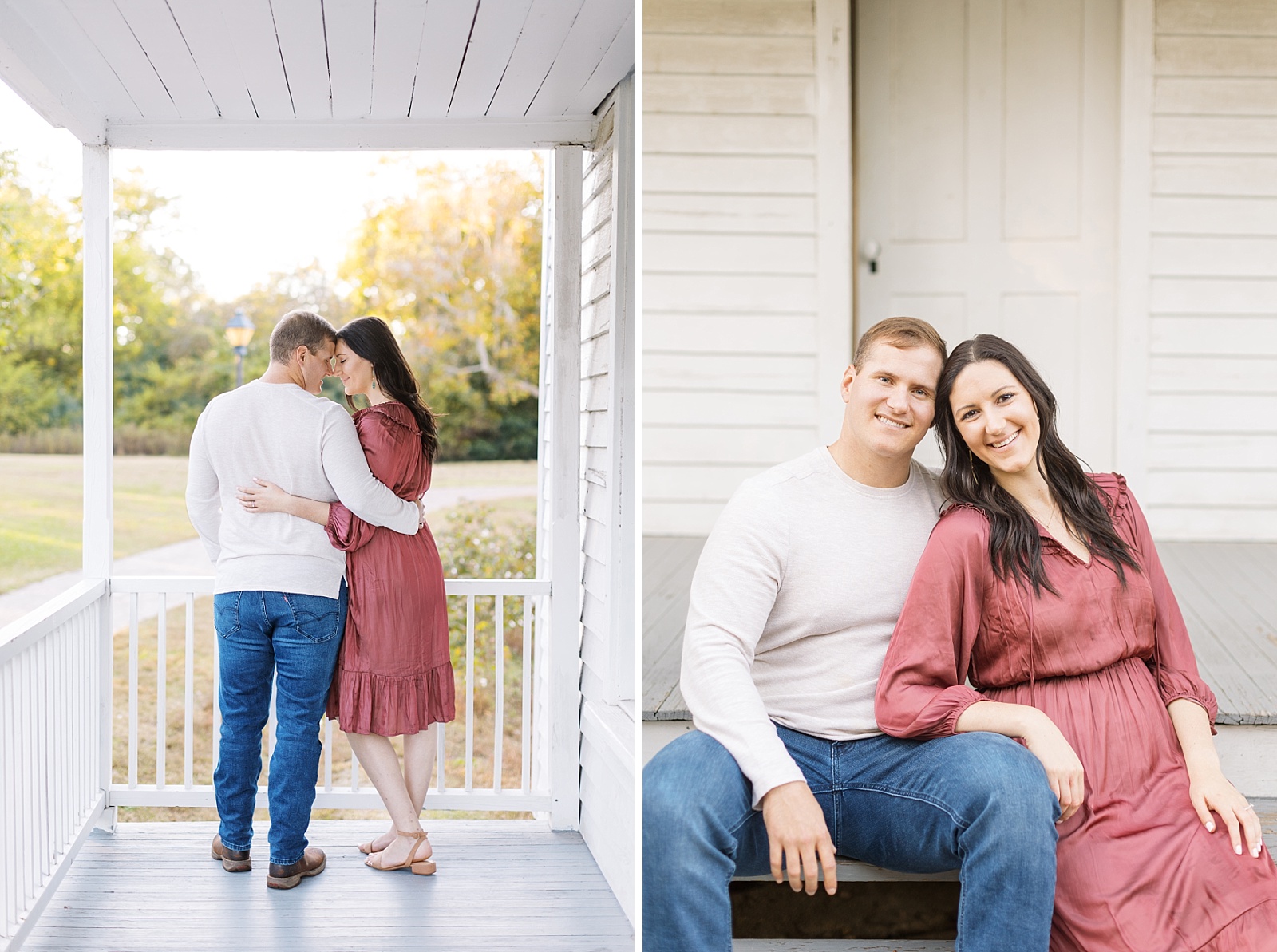 Historic Oak View Park Couples Photos | Raleigh Photographer