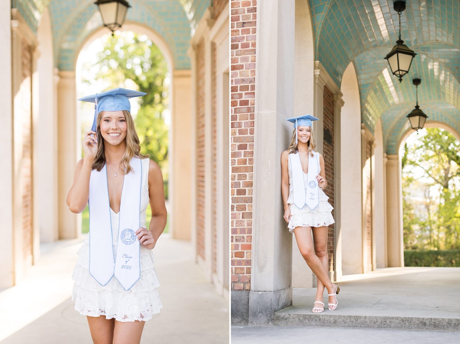 UNC Chapel Hill Grad Photos | Raleigh Senior Photographer | Hallie, Olivia