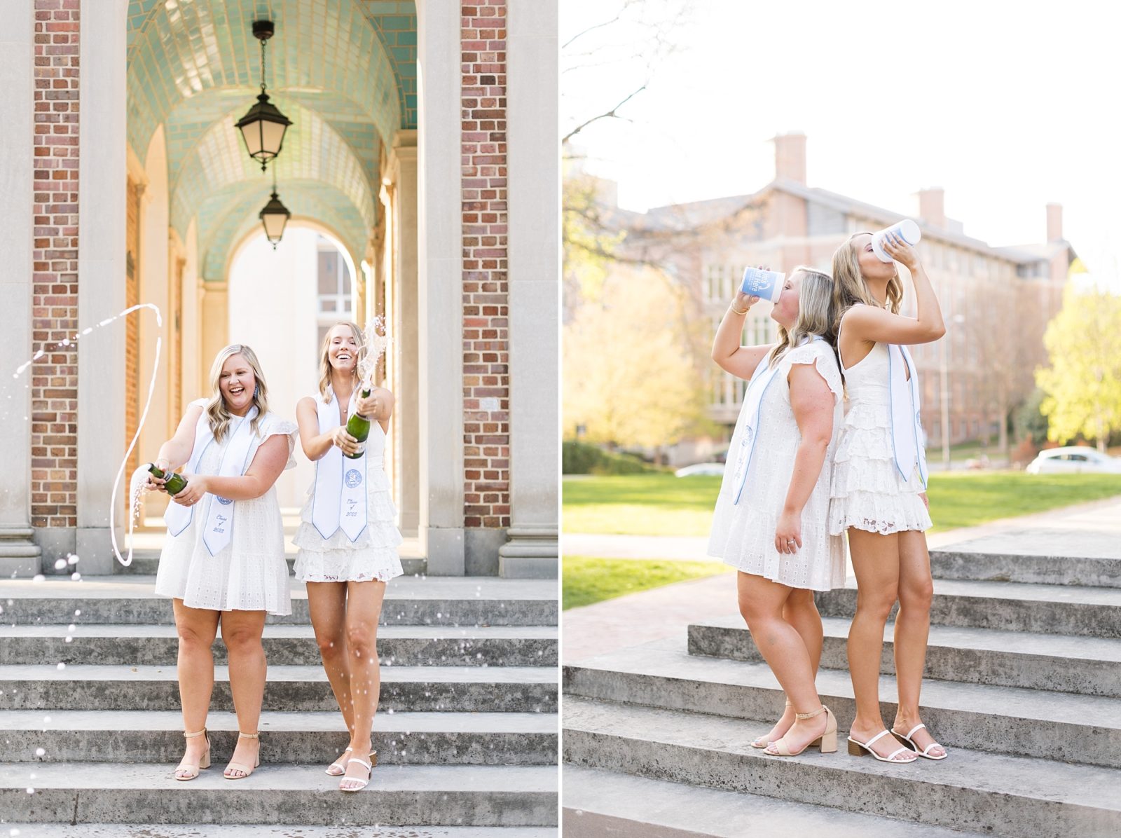 UNC Chapel Hill Grad Photos | Raleigh Senior Photographer | Hallie, Olivia