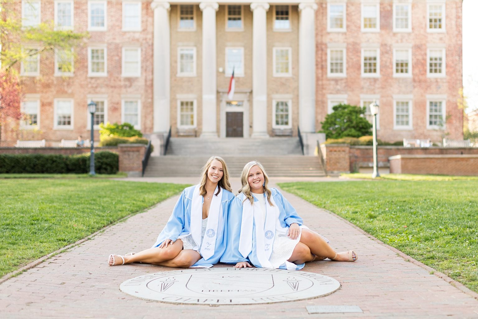 UNC Chapel Hill Grad Photos | Raleigh Senior Photographer | Hallie, Olivia