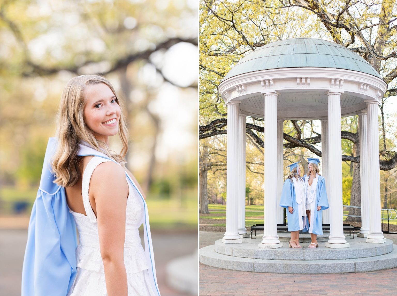 UNC Chapel Hill Grad Photos | Raleigh Senior Photographer | Hallie, Olivia