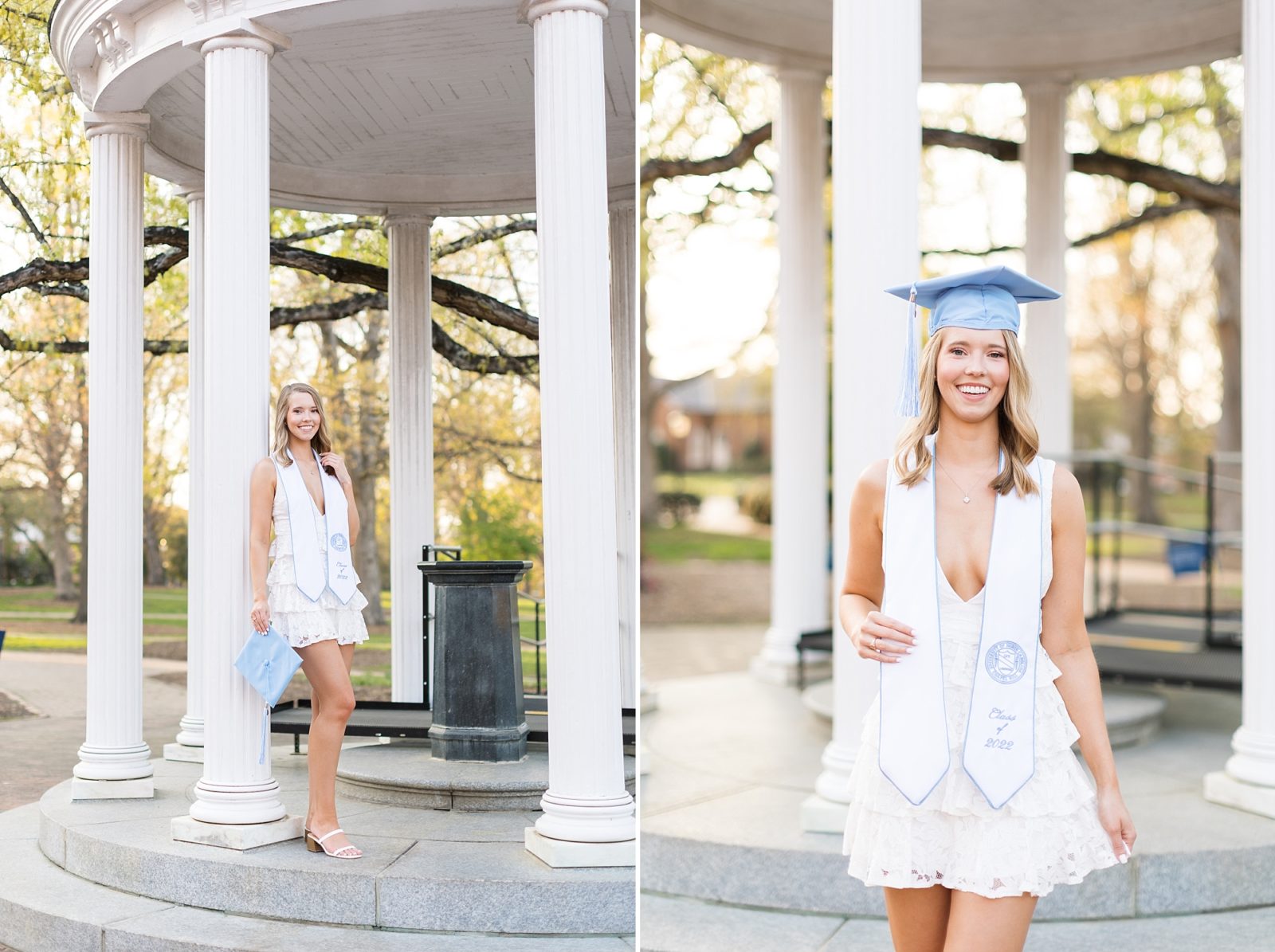 UNC Chapel Hill Grad Photos | Raleigh Senior Photographer | Hallie, Olivia