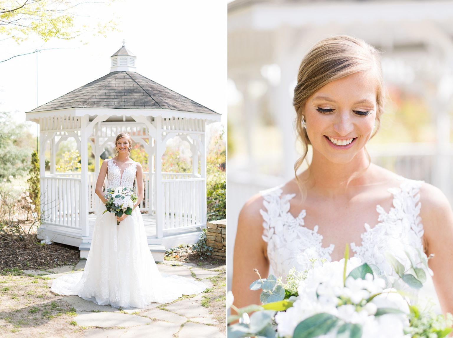 Raleigh Bridal Portraits at JC Raulston Arboretum