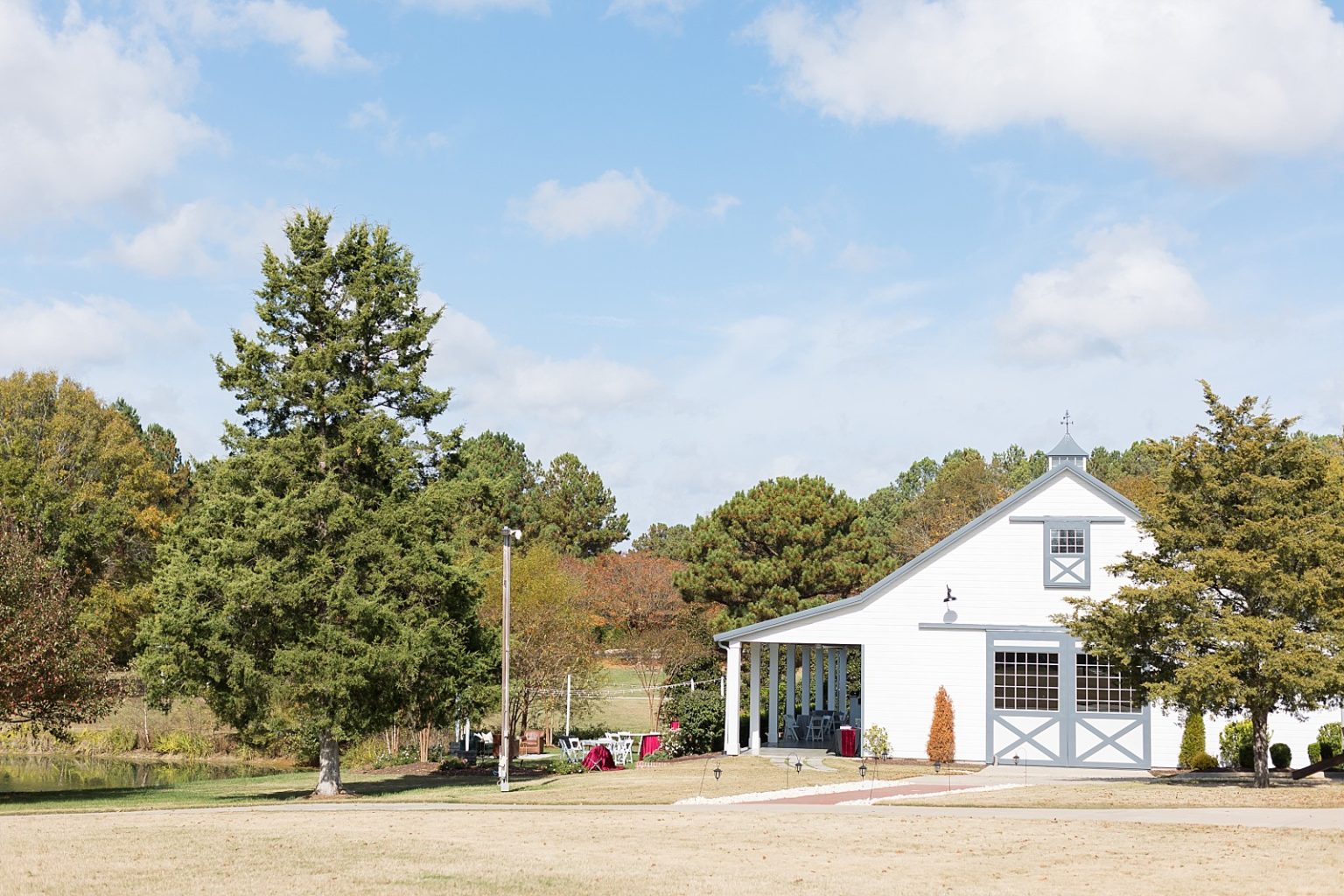 Walnut Hill Wedding with Burgundy and Black Details for Fall