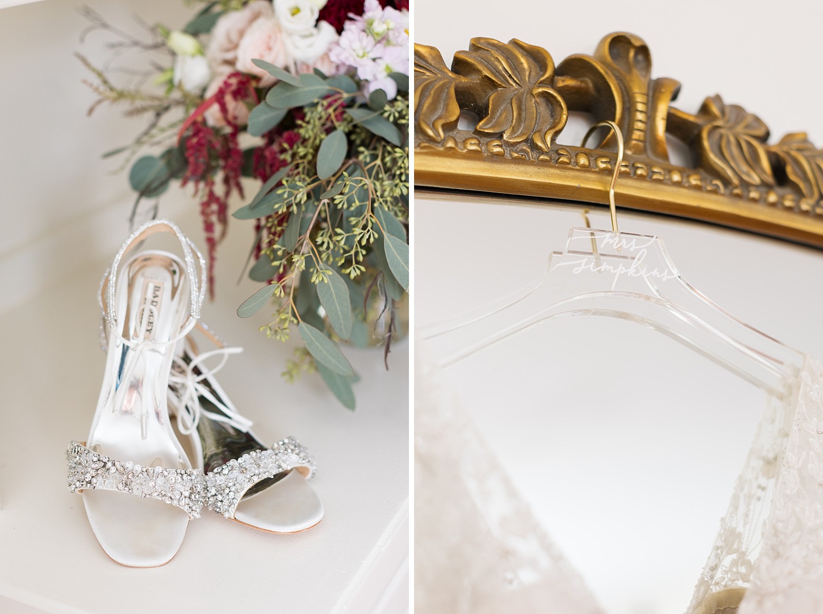 Walnut Hill Wedding with Burgundy and Black Details for Fall