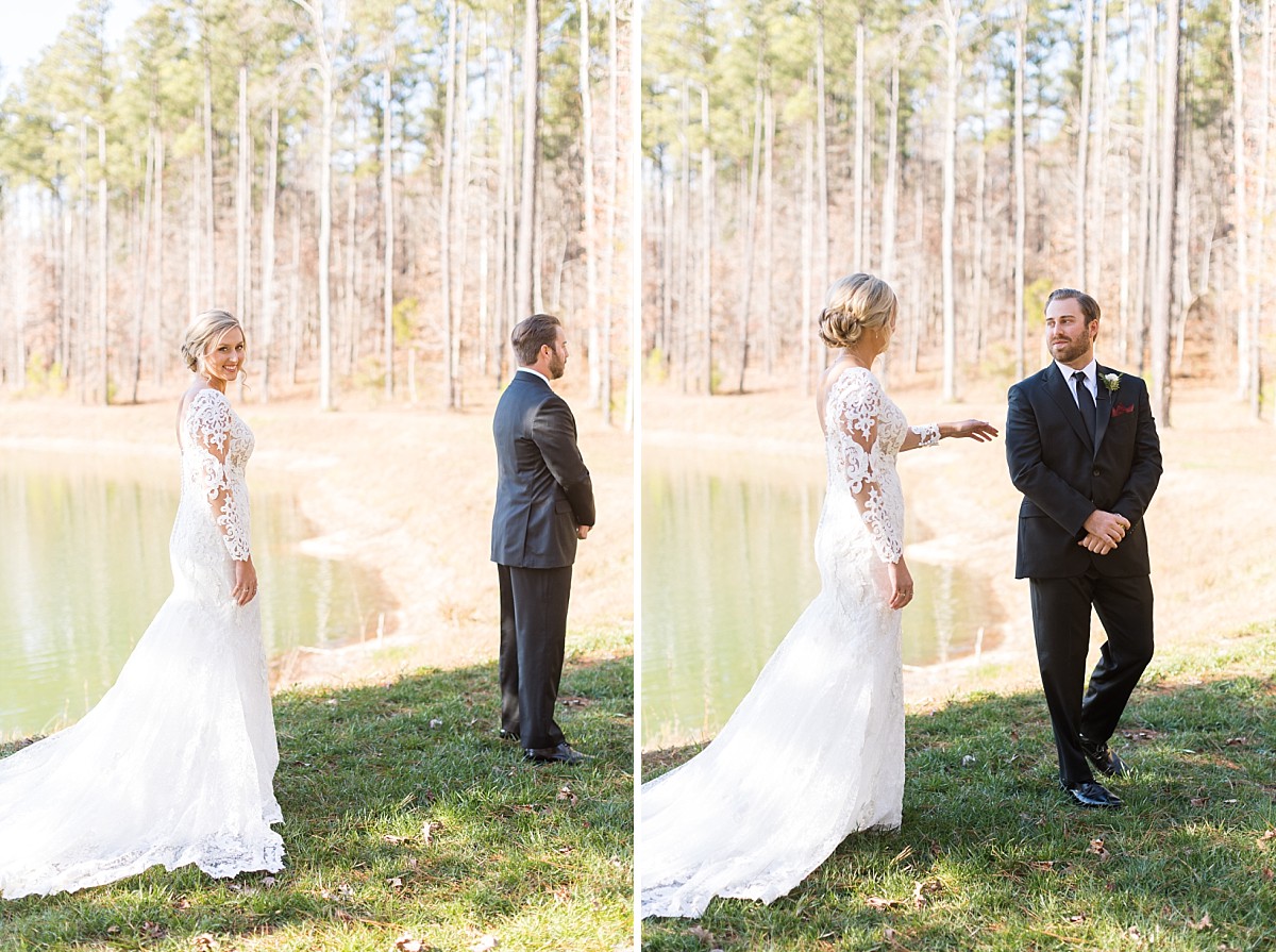 Christmas Wedding at Pinehill Pavilion | Raleigh Wedding Photographer