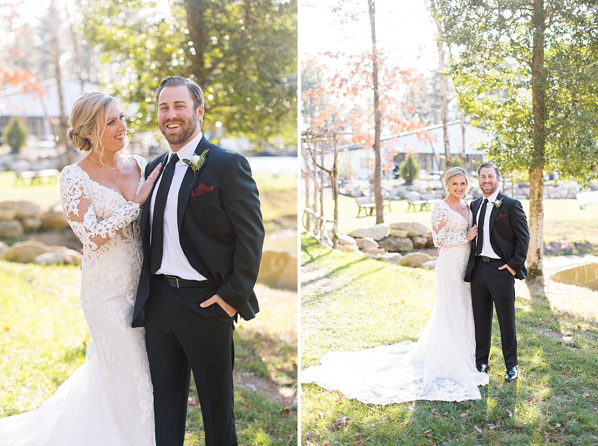 Christmas Wedding at Pinehill Pavilion | Raleigh Wedding Photographer