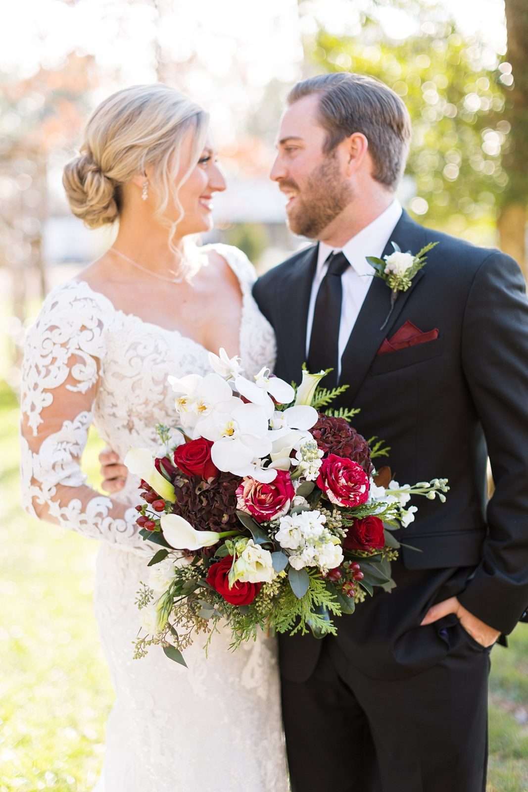 Christmas Wedding at Pinehill Pavilion | Raleigh Wedding Photographer