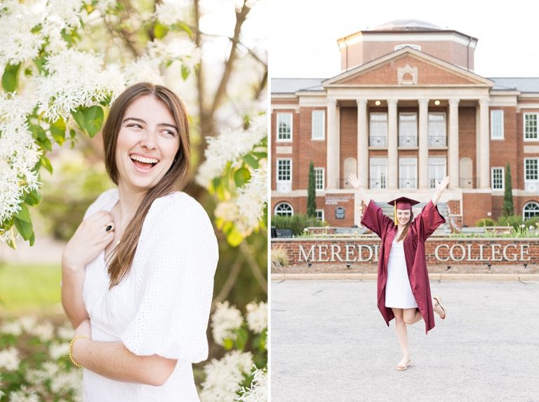 Meredith College Grad Photos | Raleigh Senior Photographer