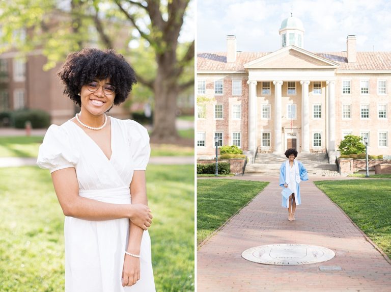 Spring Senior Photos at UNC Chapel Hill | Raleigh Senior Photographer