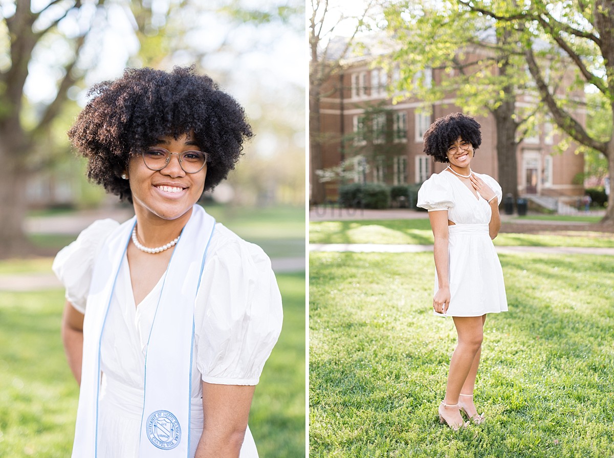 Spring Senior Photos at UNC Chapel Hill | Raleigh Senior Photographer