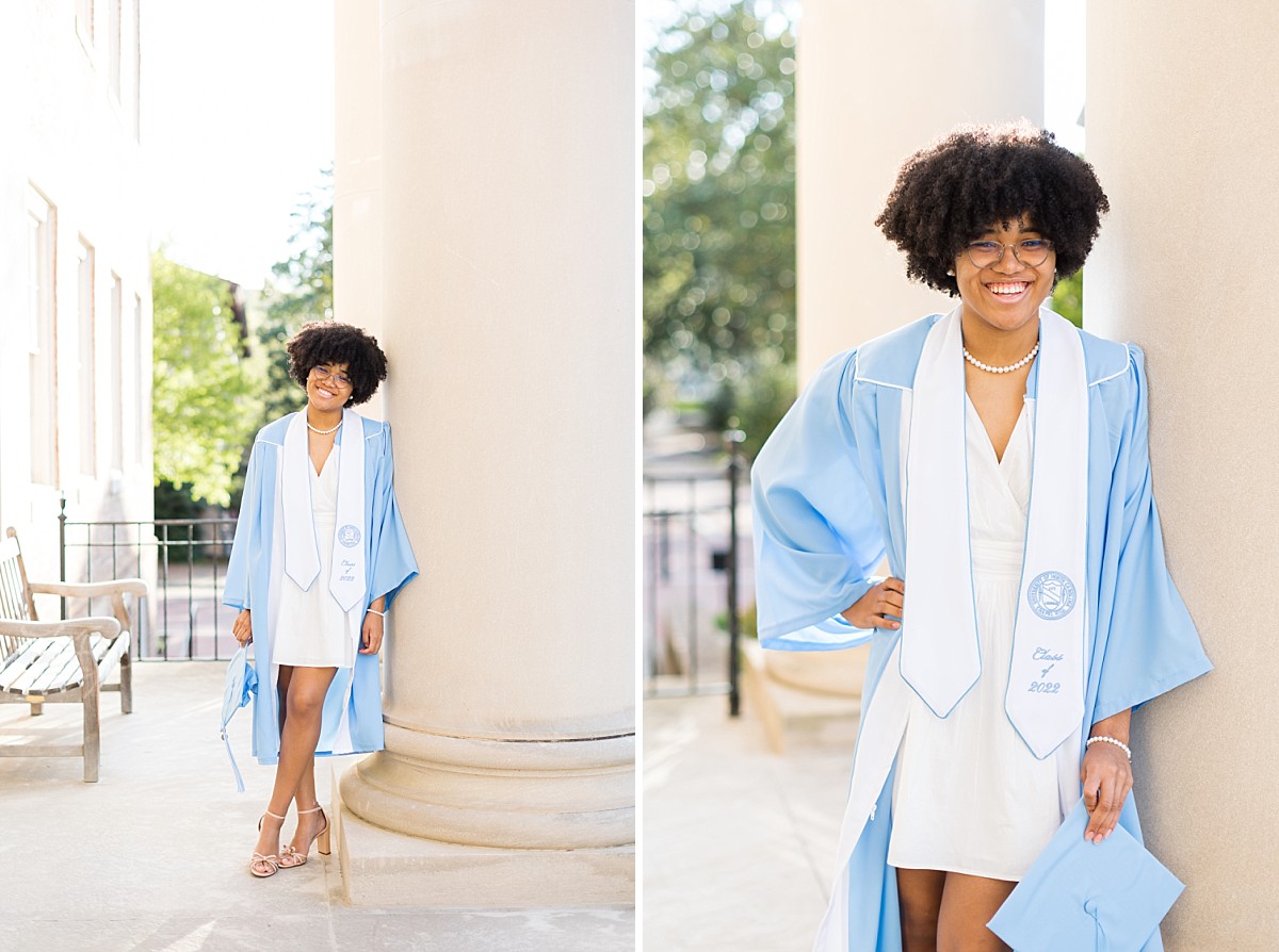 Spring Senior Photos at UNC Chapel Hill | Raleigh Senior Photographer