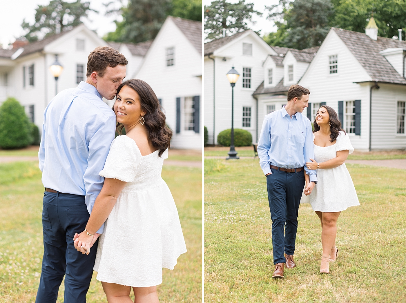 Raleigh Engagement Photos at Historic Oak View Park