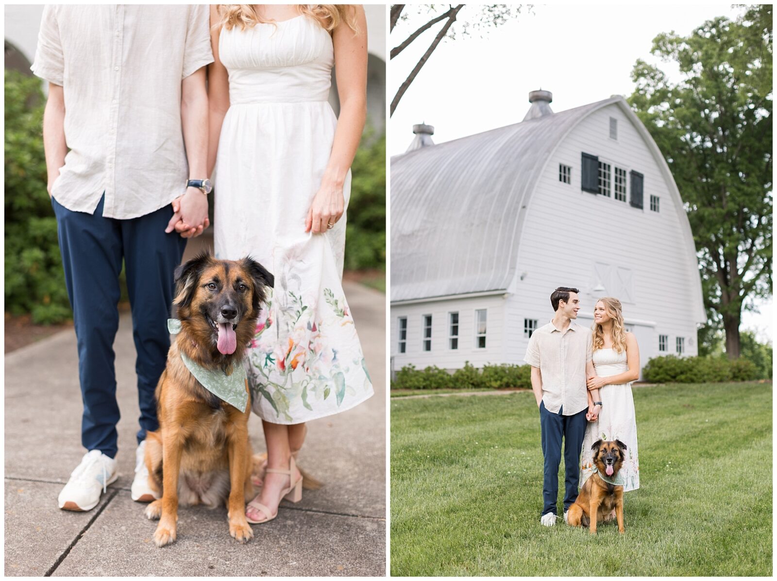 Winston Salem Couples Portraits at Brookberry Farm