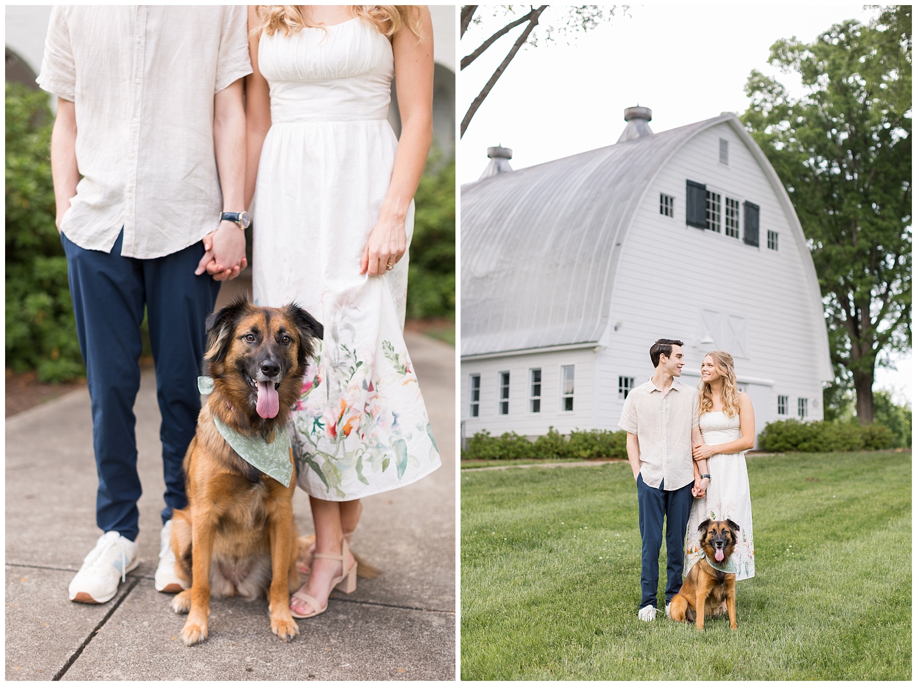 Winston Salem Couples Portraits at Brookberry Farm