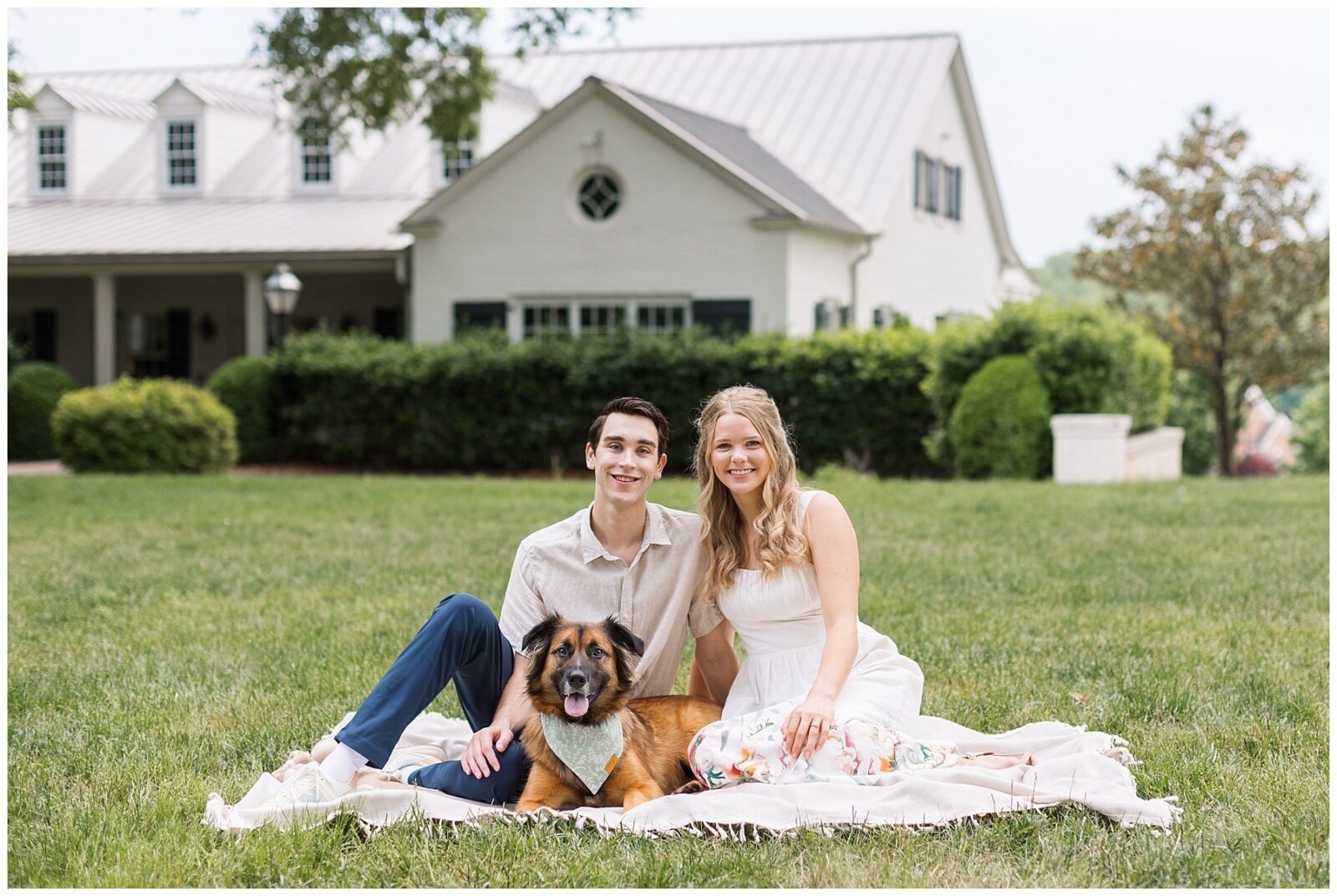 Winston Salem Couples Portraits at Brookberry Farm